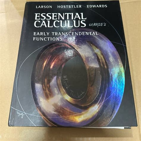 Essential Calculus 基礎微積分 原文書 精裝版 Larson Hostetler Edwards 蝦皮購物