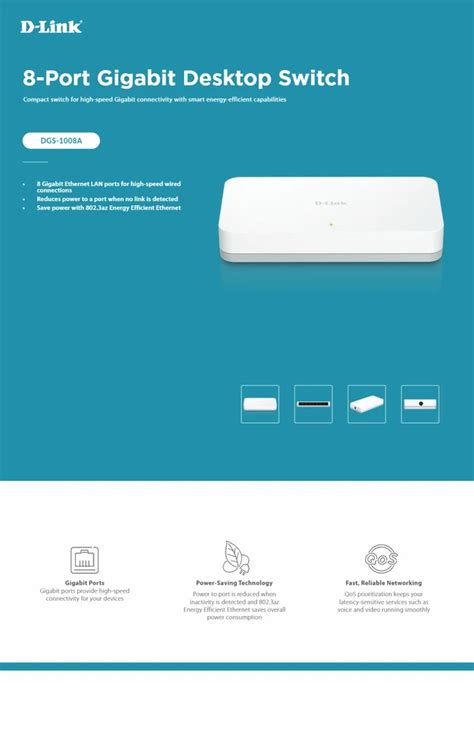8 Ports D Link Dgs 1008a Network Switch At ₹ 1450 Piece In New Delhi Id 20981899412