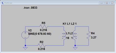 Modeling How To Model A Transformer In Ltspice Electrical