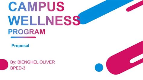 Campus Wellness Programpptx