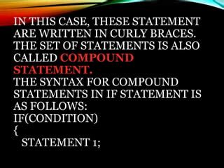 Conditional Statement C PPTX Conditional Statement C PPTX