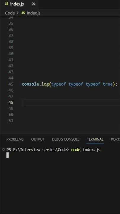 Javascript Typeof Operator In Javascript Viral Shorts Youtube