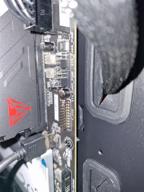 The Usb Header Socket Detached From The Motherboard R Gigabyte