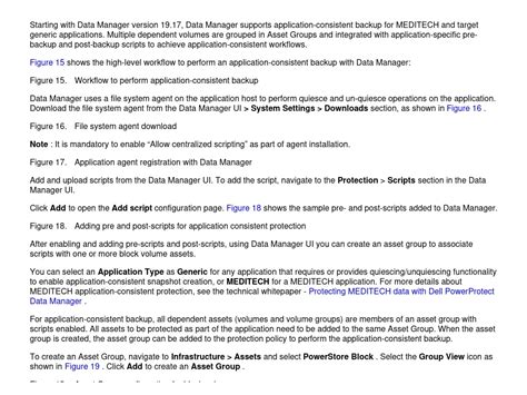 Application Consistent Backup And Recovery Dell Powerprotect Data