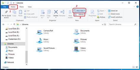 How To Create New Libraries In Windows 10