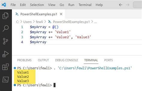 How To Add Multiple Values To Array In Powershell