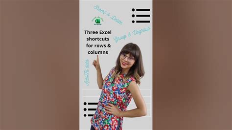 excel tips for rows and columns insert delete autofit group and