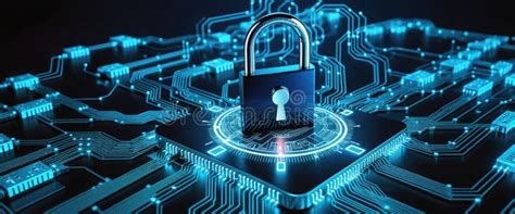 Protecting Data And Maintaining Privacy With Security Concept Padlock
