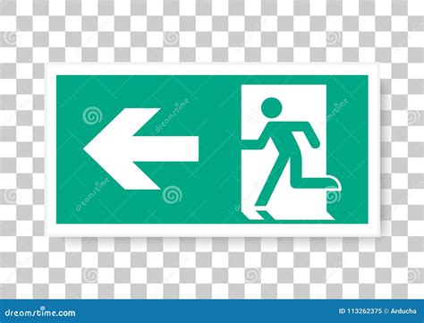 Exit Direction Symbol Stock Vector Illustration Of Vector