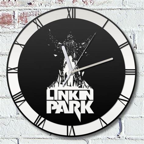 Настенные деревянные бесшумные часы музыка Linkin Park линкин парк честер беннингтон поп панк