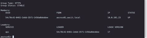 Nsx T Clustering The Nsx Manager Nodes Aoc It
