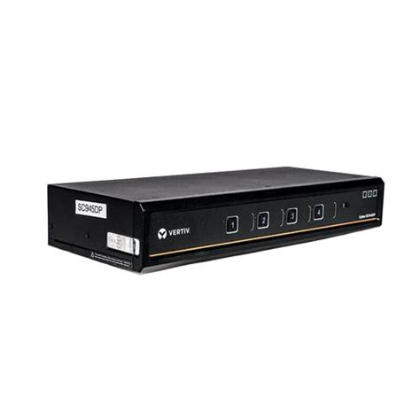 Buy Vertiv Sc945dp 001 Cybex 4 Port Dual Head Secure Kvm Switch Dpp