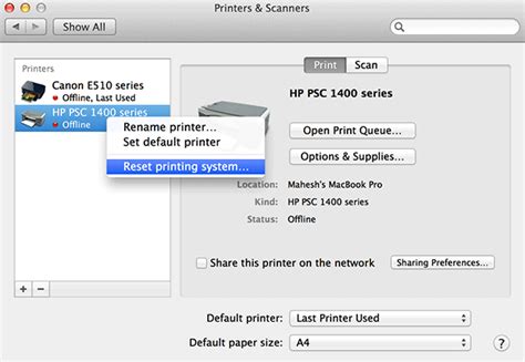 How To Reset Printers On Your Mac Make Tech Easier