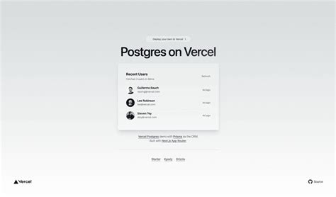 Vercel Postgres Pgvector Starter Vercel Vercel Postgres Pgvector Starter Vercel