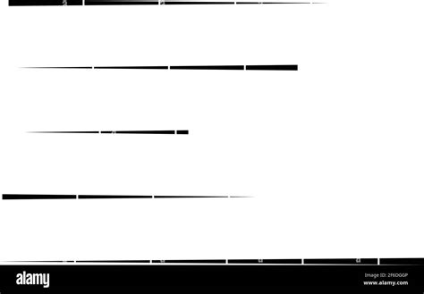 Dashed Random Parallel Straight Lines Geometric Element Random Horizontal Lines Stripes With