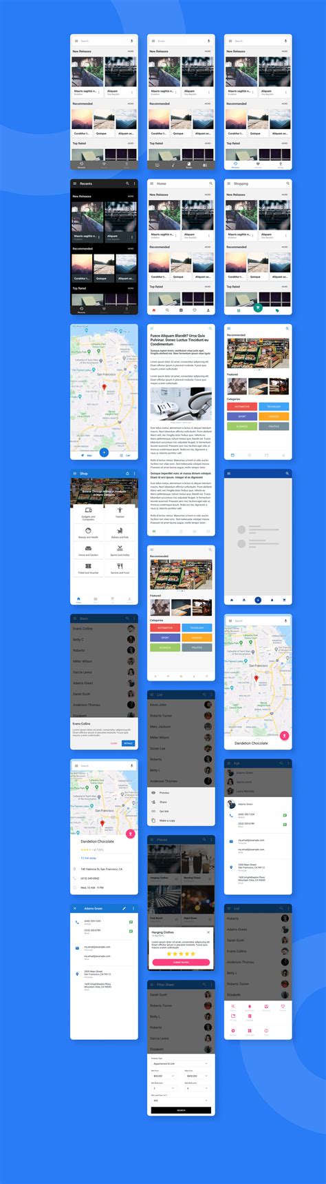 Materialx Android Material Design Ui Components 27 Android Mobile