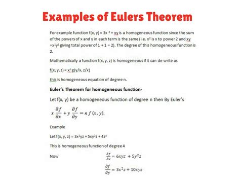 Ppt Eulers Theorem Powerpoint Presentation Free Download Id11017696