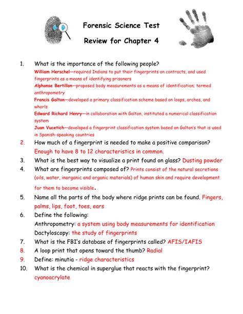 What Is The Primary Classification Of Fingerprints
