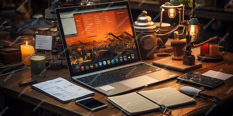 Premium Photo A Notetaking App Syncing Notes Across Devices Wallpaper