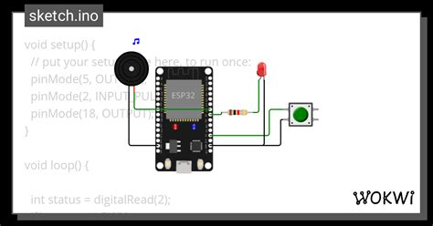GPIO Digital Copy Wokwi ESP STM Arduino Simulator
