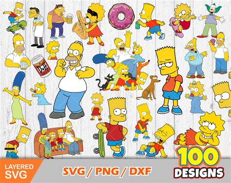1000 The Simpsons Svg Bart Simpsons Svg Lisa Simpson Svg 58 Off