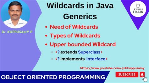 83 Wildcards Upper Bounded Wildcard In Java Generic Programming Youtube