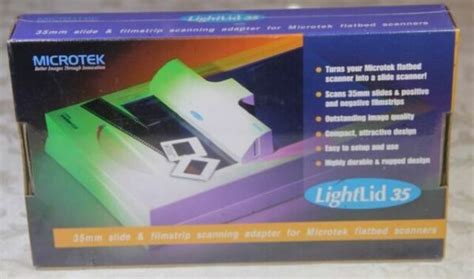 Microtek Lightlid 35 Transparency Unit For Scanmaker 3600 3700 3800 4700 4800 4850 4900