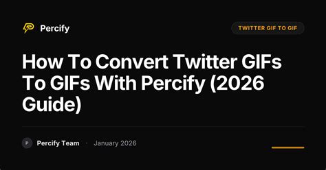 How To Convert Twitter S To S With Percify 2026 Guide Percify