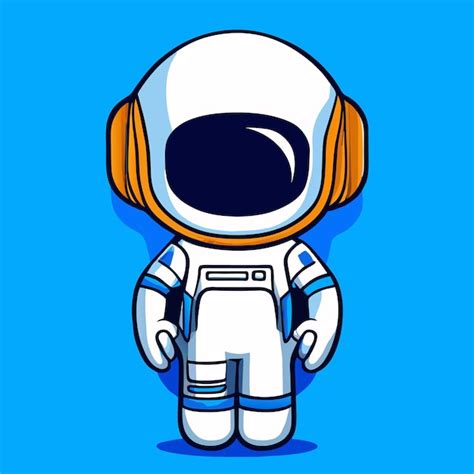 Premium Vector Astronaut Spacesuit Floating In Galaxy