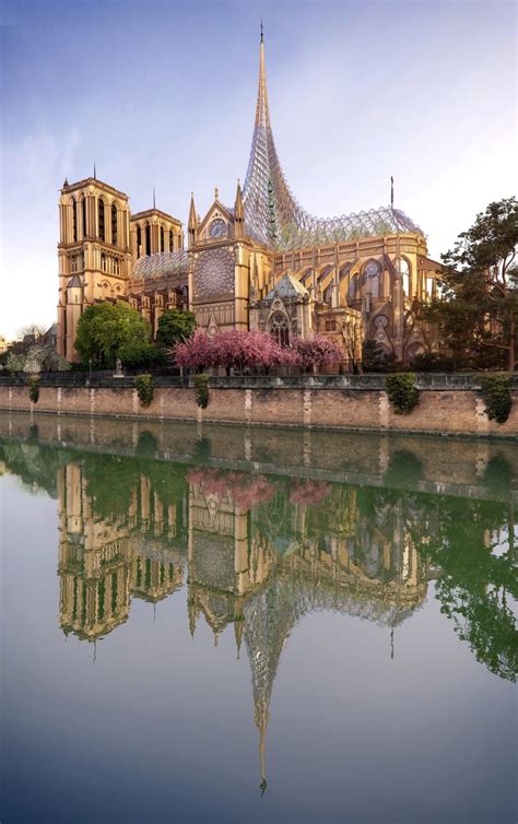 Vincent Callebaut Designs Notre Dame Roof To Generate Energy And Food