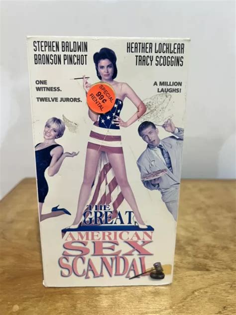 Great American Sex Scandal Vhs 90s Stephen Baldwin Heather Locklear Oop