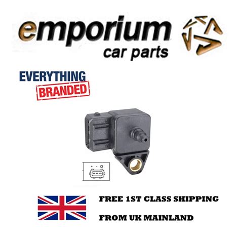 Map Pressure Sensor Bmw 1 3 5 7 Series E87 E46 E90 E91 E60 E61 X3 X5 18d 20d 30d £17 90