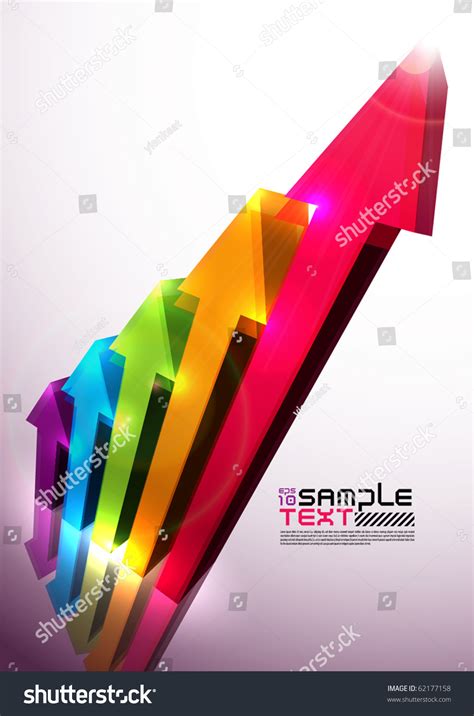 Colorful Vector 3d Histogram Stock Vector Royalty Free 62177158 Shutterstock