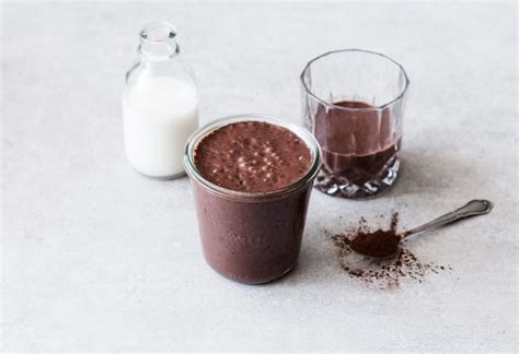 Banana Fudge Protein Shake Recipe Unsweetened Chocolate Meal