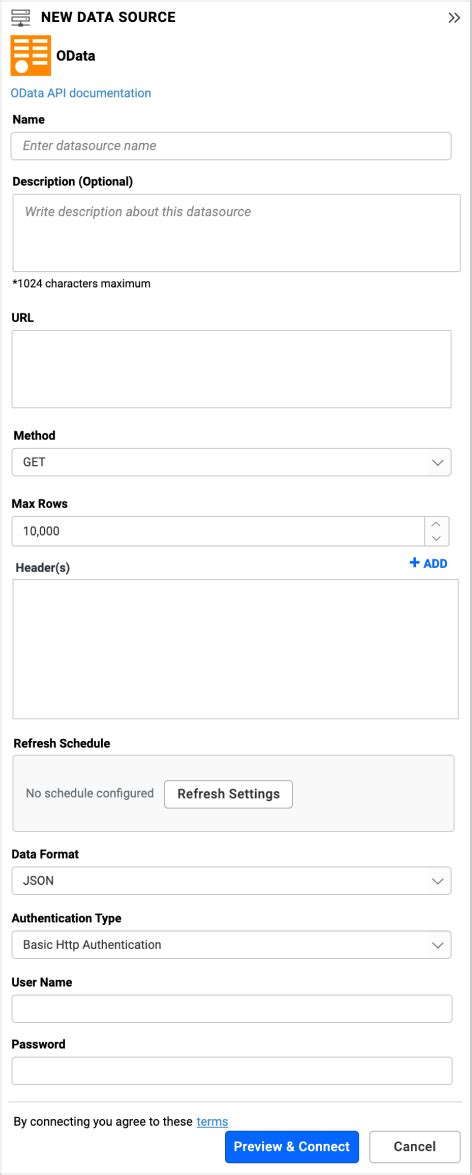 Odata Cloud Bi Data Connector Bold Bi Documentation