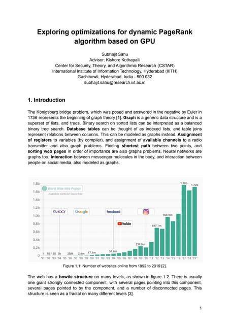 exploring optimizations for dynamic pagerank algorithm based on gpu