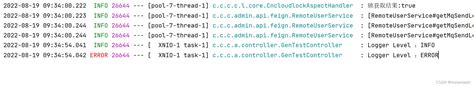 Spring Boot 日志处理 动态级别修改spring Boot Starter Actuator 日志级别调整 Csdn博客