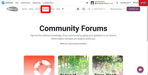 Forum In Odoo 17 Odoo V17 Enterprise Edition Book