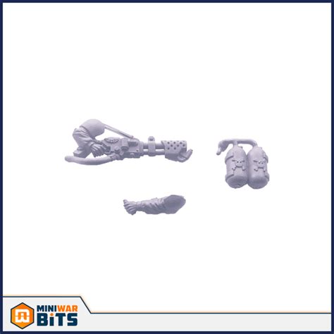 Cadian Shock Troop Flamer Miniwar Bits