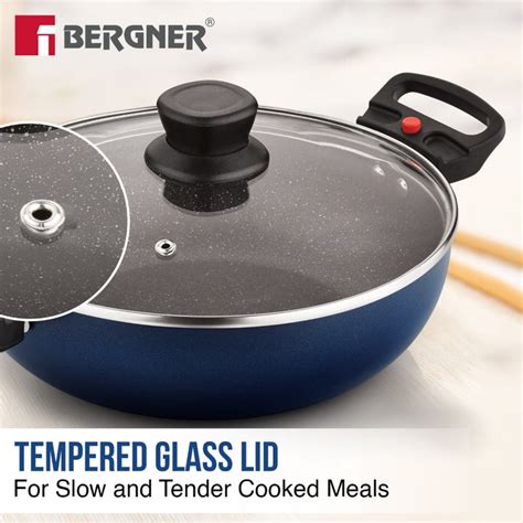 Bergner Sherry Plus 5 Layer Non Stick 6 Pcs Induction Cookware Set Na