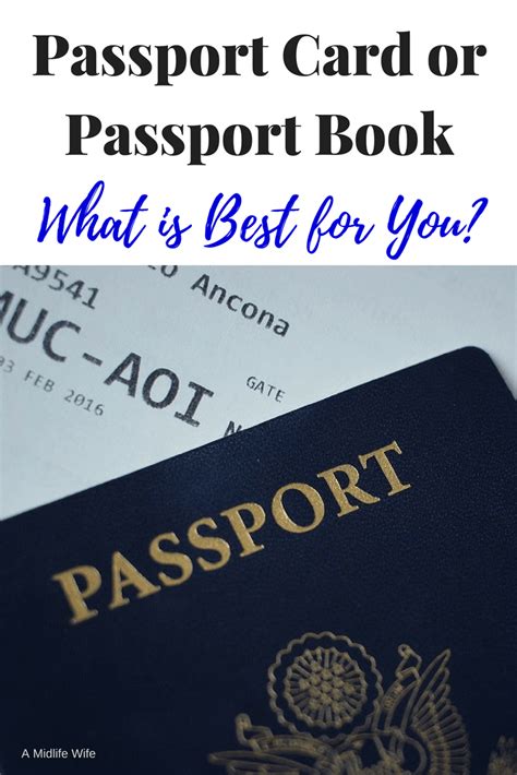 Passport Card Or Passport Book What Is Best For You A Midlife Wife