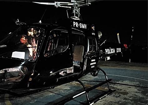 Helicóptero Da Polícia Civil Transporta Pulmão E Fígado Para Transplante