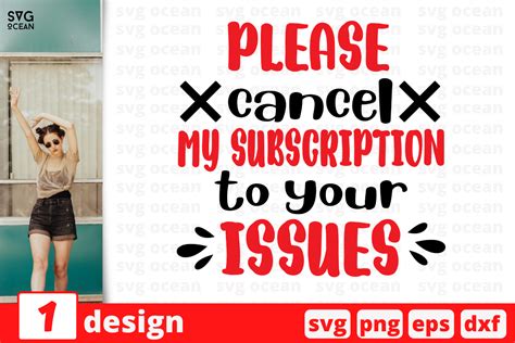 Please Cancel My Subscription Graphic By SvgOcean Creative Fabrica