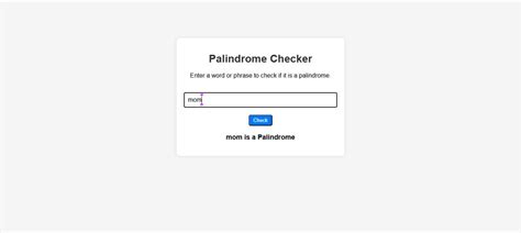 GitHub AsifTLT Palindrome Checker Application With JavaScript This