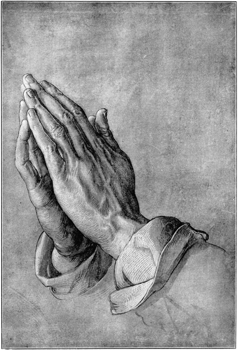 Albrecht Dürer Holy Hands Drawing Biblical Hands Our Father Drawing
