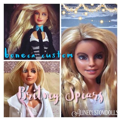 Boneca Barbie Britney Spears Custom Sob Encomenda Produtos Elo