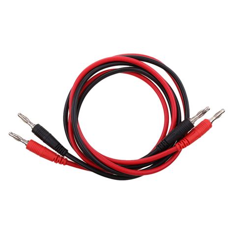 Conector Tipo Banana Apilable De 39 Pulgadas Y 4 Cable De Prueba Tipo
