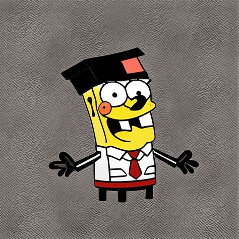 Spongebob In A Tuxedo · Creative Fabrica