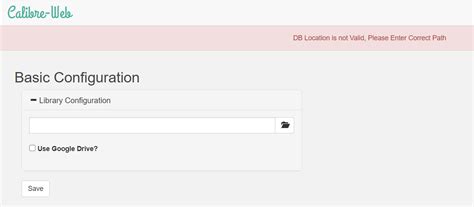 Not Able To Setup Calibre Server Issue Linuxserver Docker Calibre Web GitHub