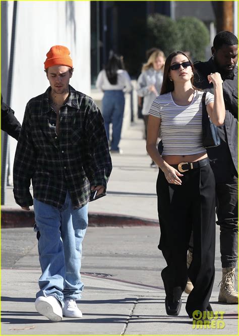 Justin Hailey Bieber Grab Lunch In WeHo After Celebrating Her Birthday In Tokyo Photo 4862188
